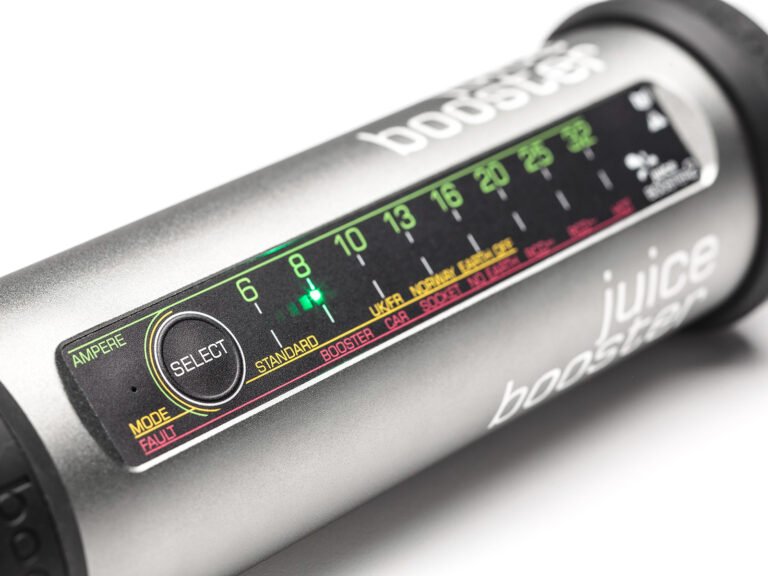 JUICE BOOSTER 2 Mobile EV Charger 32 A, 22kW, 5.2m Cable Highest Quality