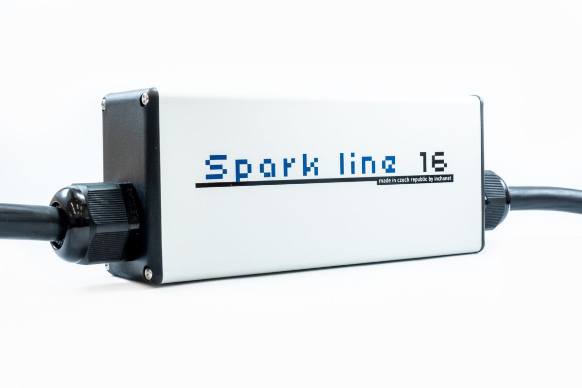 SPARK LINE 16 - Cable With Control Box 11kW (3X16A), TYPE2-CEE RED, 16A ...